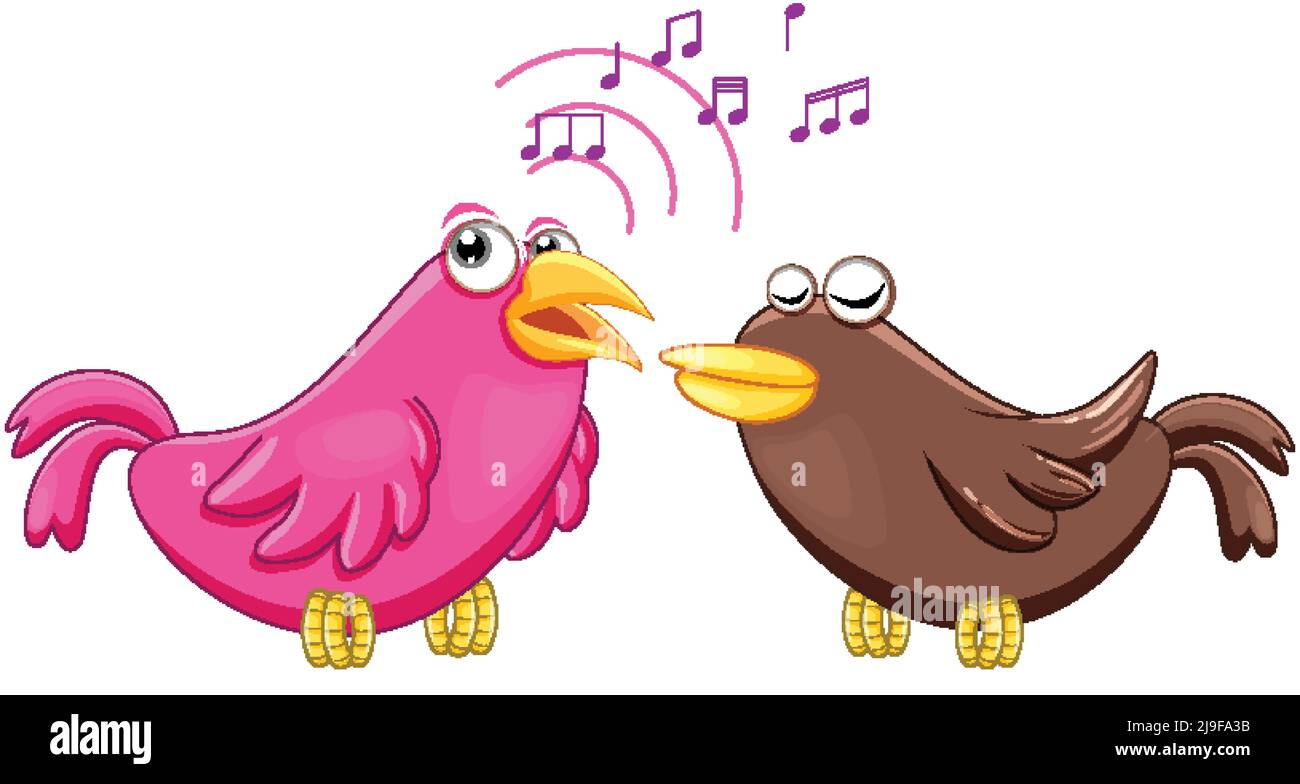 Flying song birds Stock Vector Images - Alamy