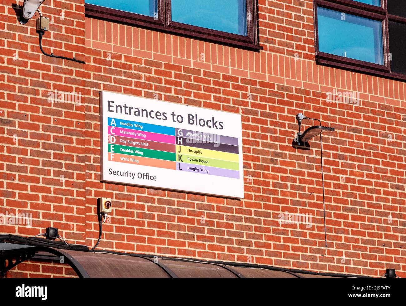 Epsom Surrey, London UK, May 22 2022, Epsom General Hospital NHS Trust ...