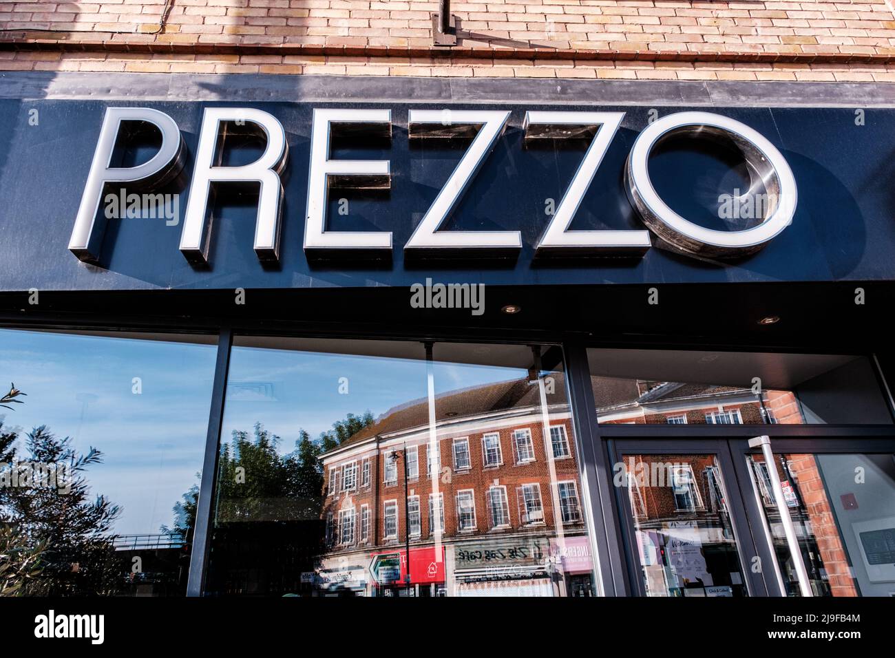 Epsom Surrey, London UK, May 22 2022, Prezzo Italian Style High Street ...
