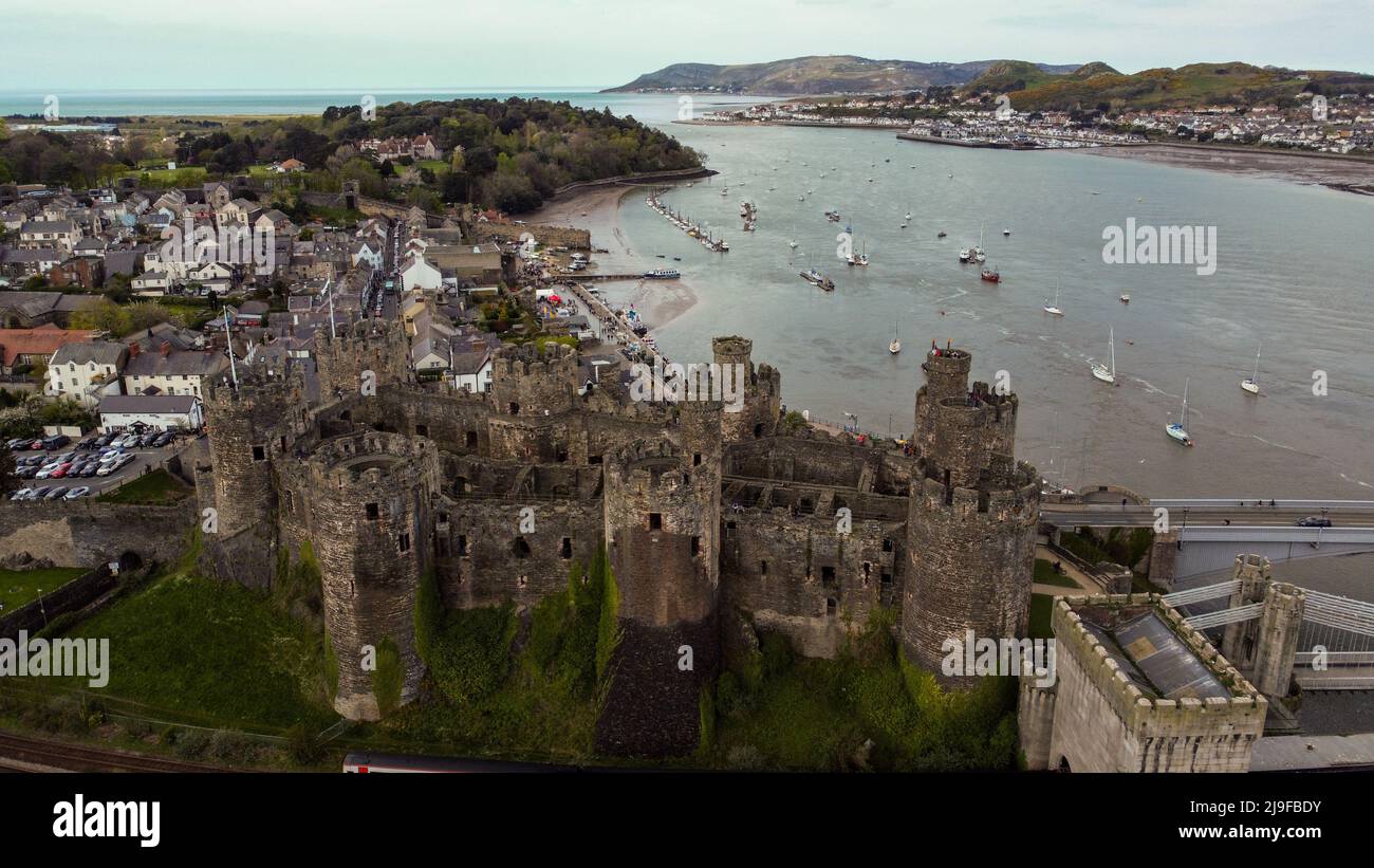 North Wales, Conwy Castle 2022 Stock Photo - Alamy
