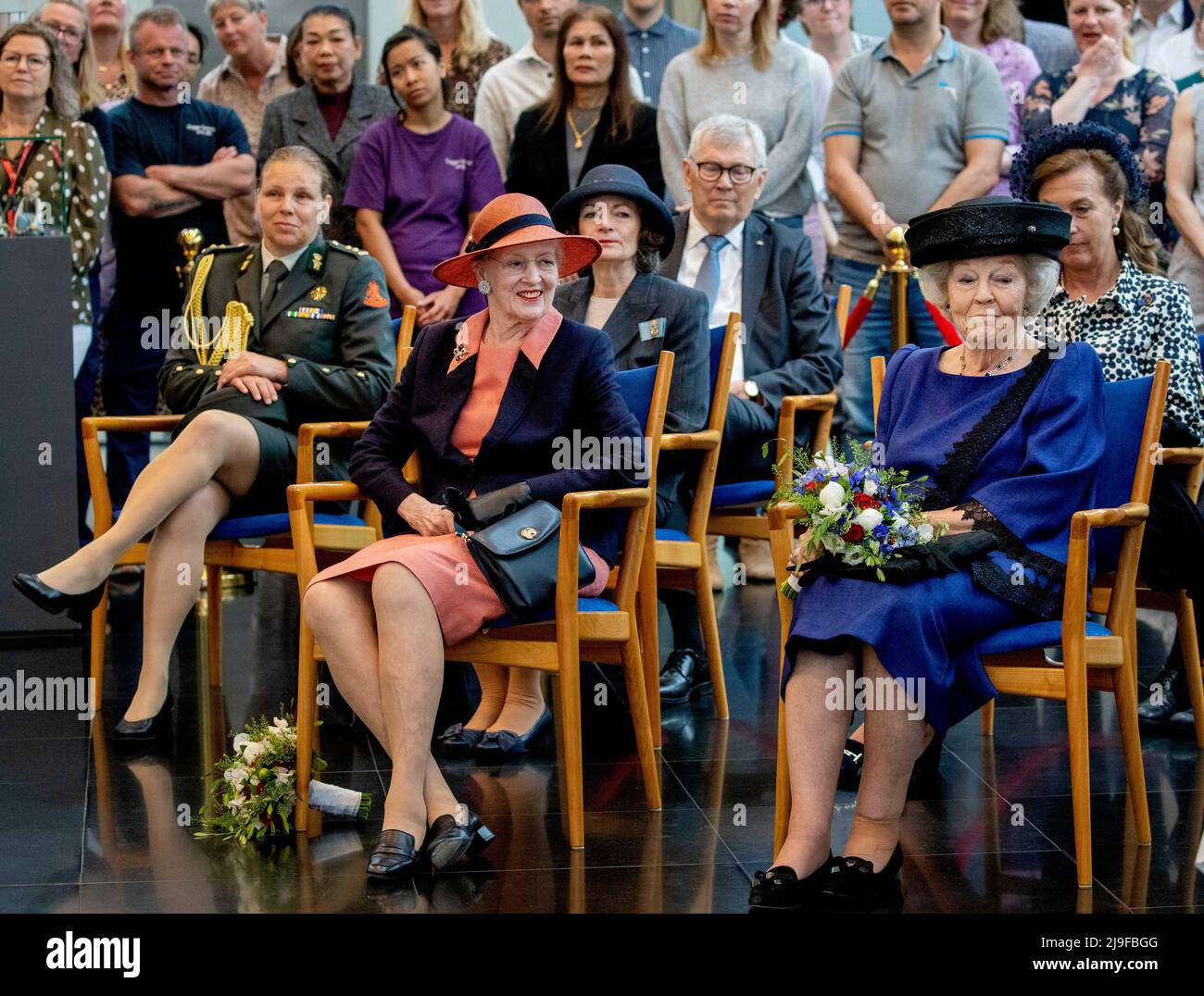 Princess Beatrix of The Netherlands and Queen Margrethe of Denmark in ...
