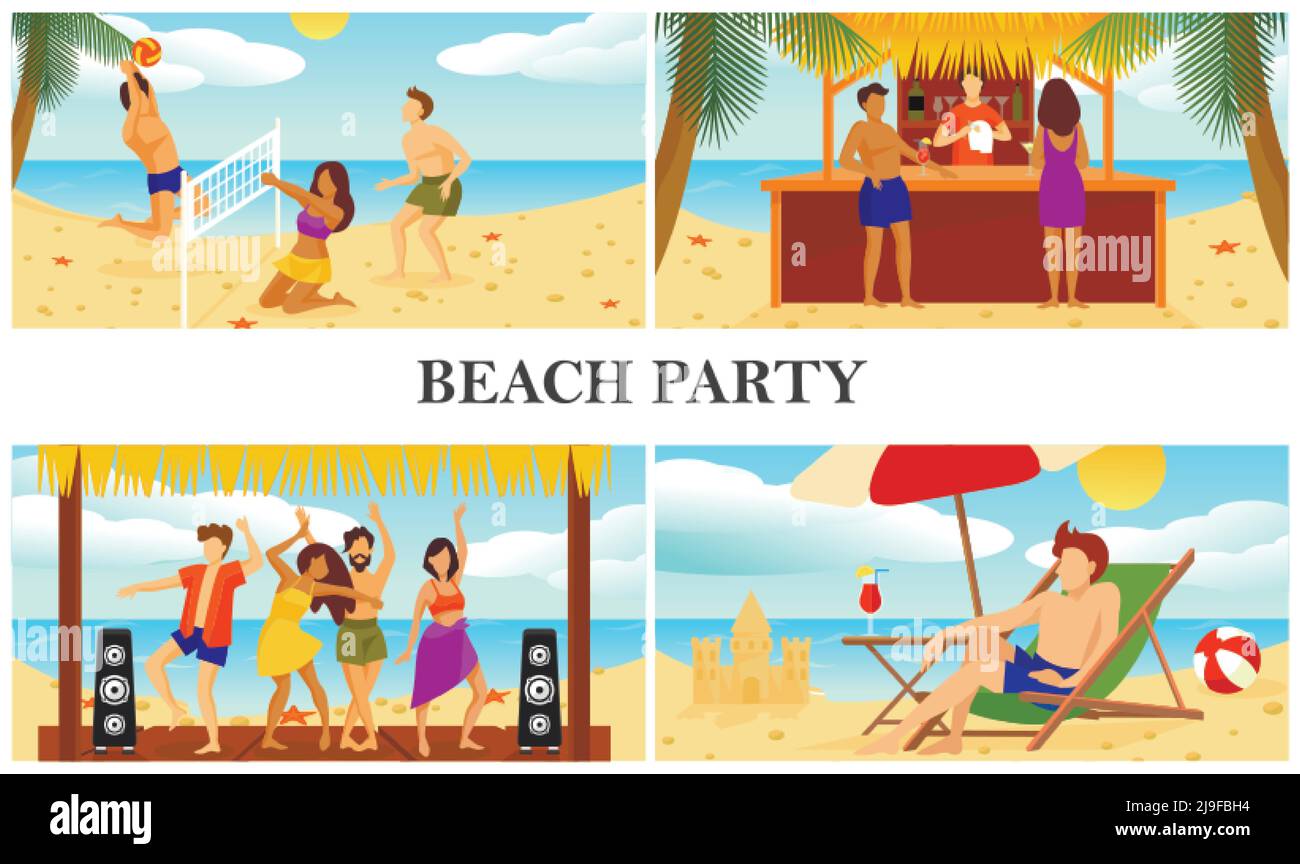 People cocktails holiday Stock Vector Images - Alamy