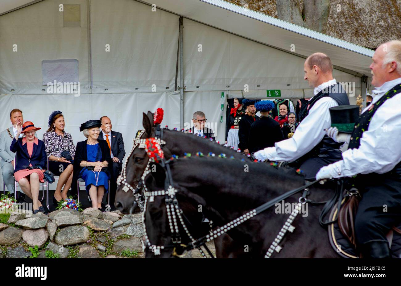 Princess Beatrix of The Netherlands and Queen Margrethe of Denmark in ...