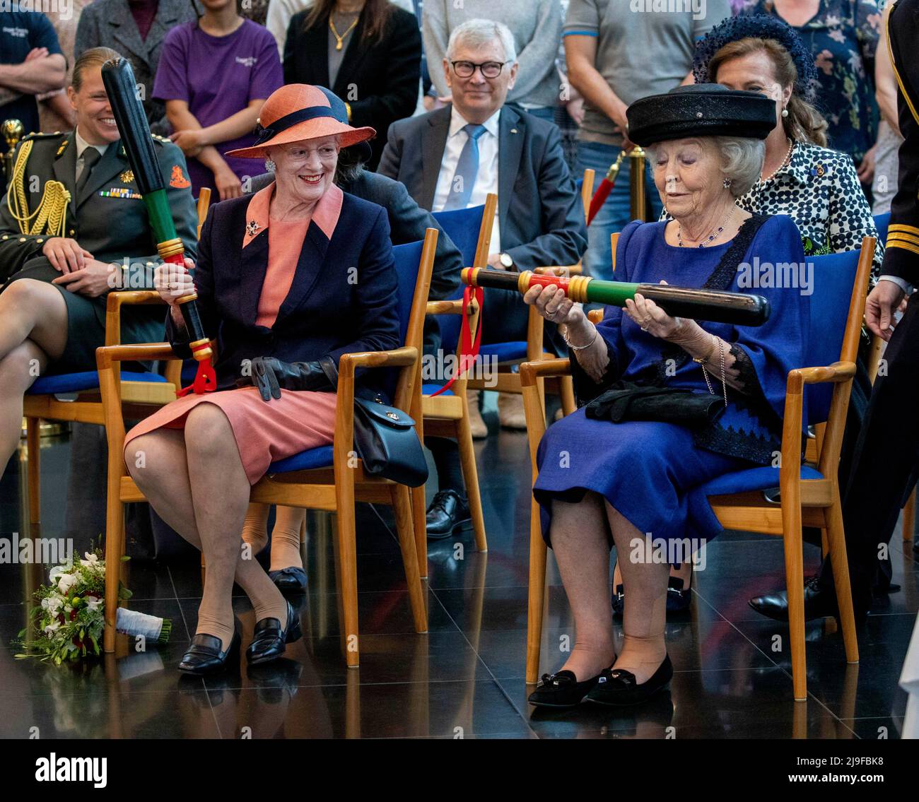 Princess Beatrix of The Netherlands and Queen Margrethe of Denmark in ...