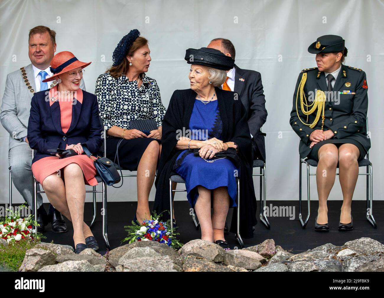Princess Beatrix of The Netherlands and Queen Margrethe of Denmark in ...