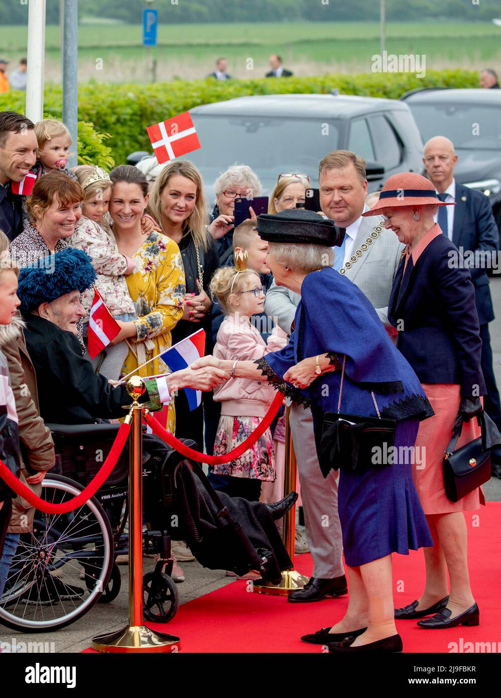 Princess Beatrix of The Netherlands and Queen Margrethe of Denmark in ...