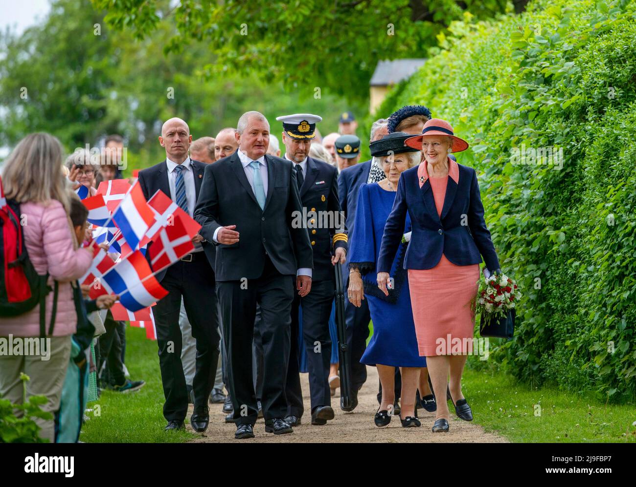 Princess Beatrix of The Netherlands and Queen Margrethe of Denmark in ...
