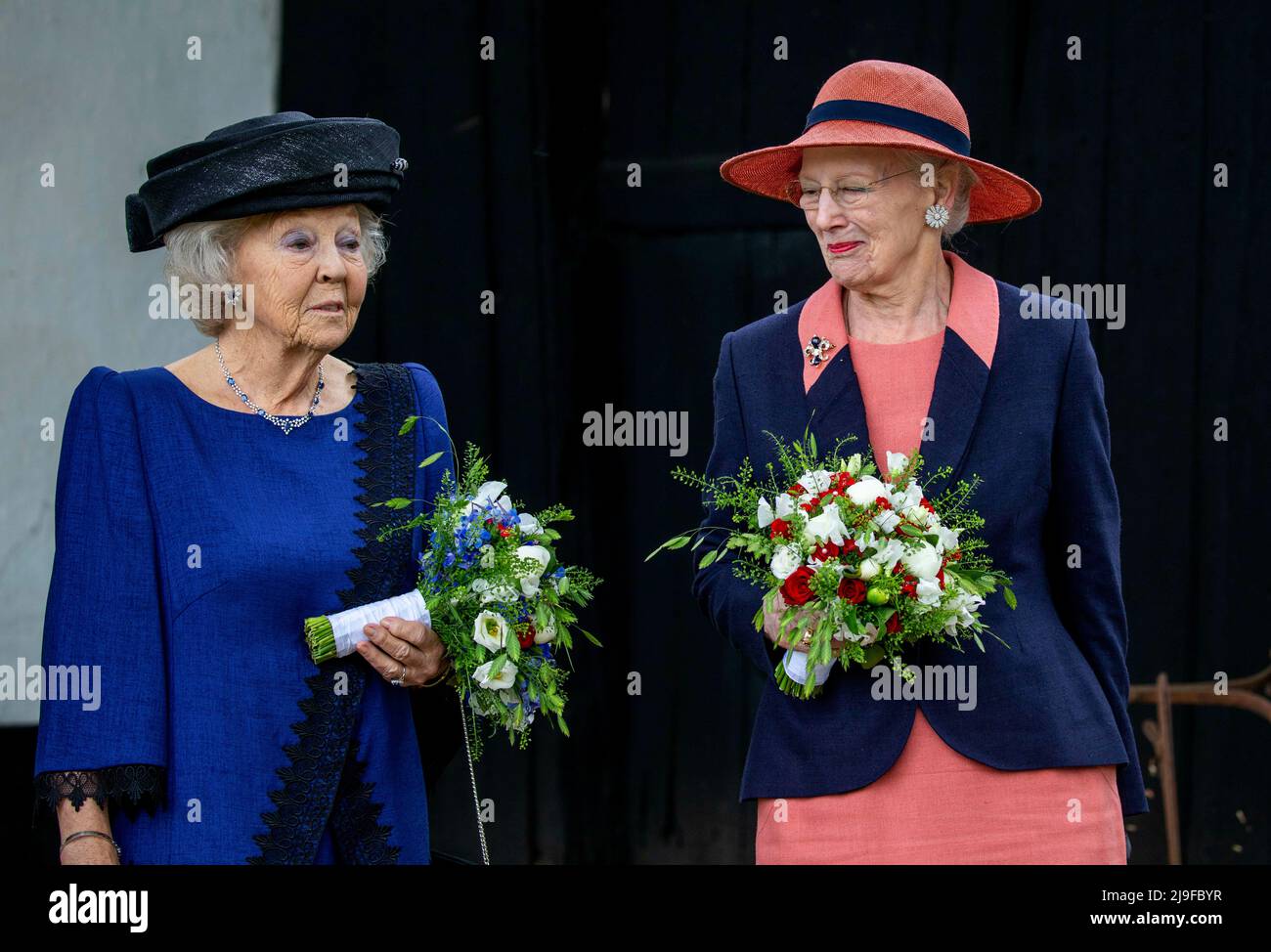 Princess Beatrix of The Netherlands and Queen Margrethe of Denmark in ...