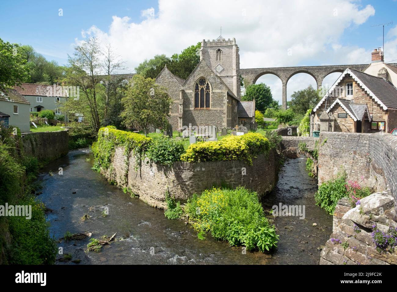 Pensford a small somerset village Stock Photo - Alamy
