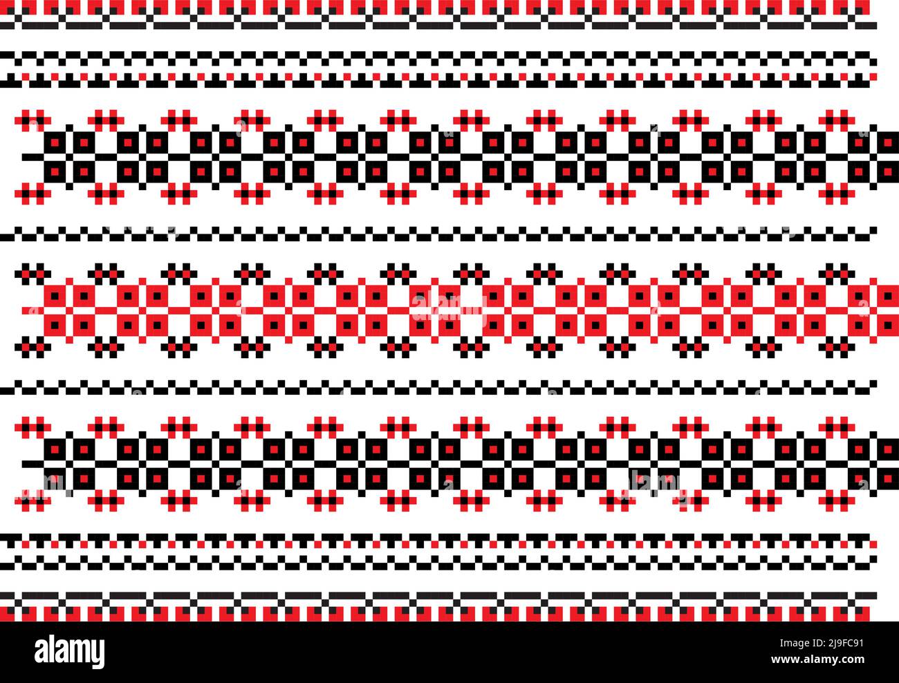 Famous Ukrainian folk seamless pattern design. Ethnic tradininal ...