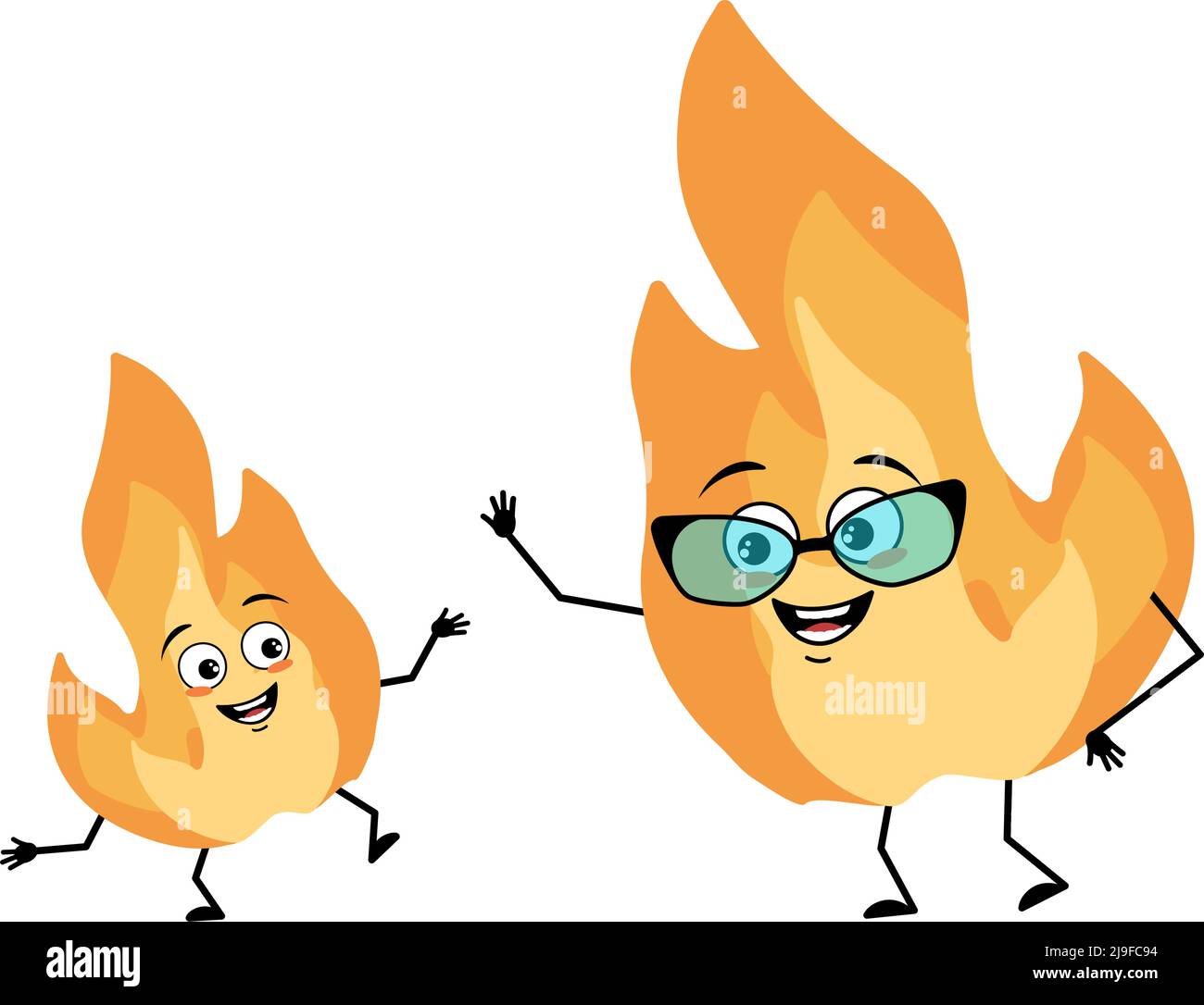 Fire dancing man Stock Vector Images - Alamy