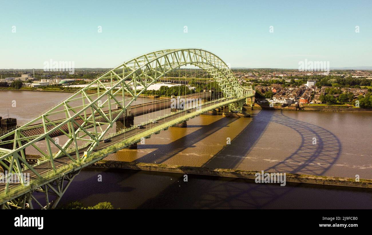 Jubilee Bridge , Runcorn 2022 Stock Photo - Alamy