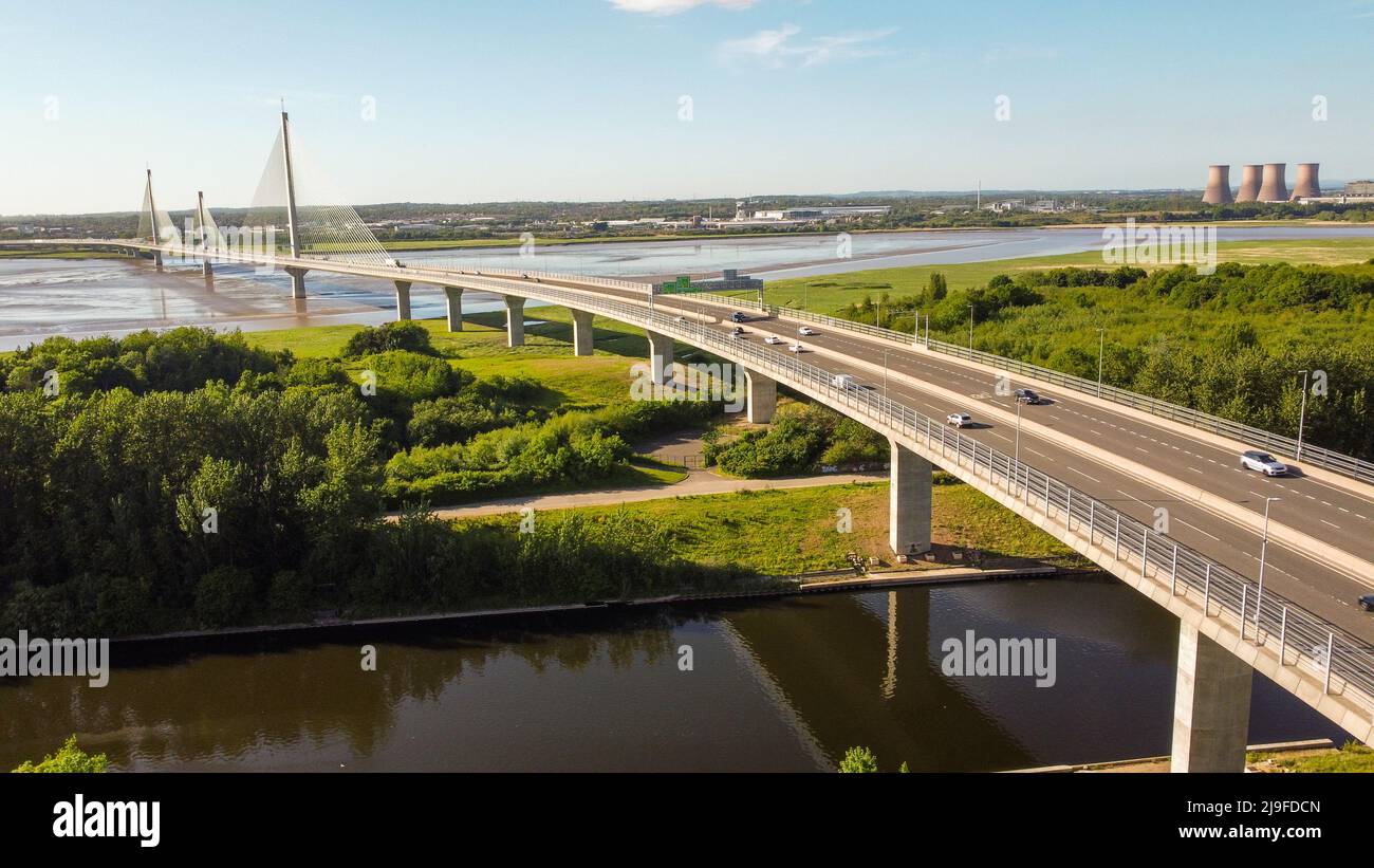Gateway Bridge , Runcorn , Widnes 2022 Stock Photo - Alamy