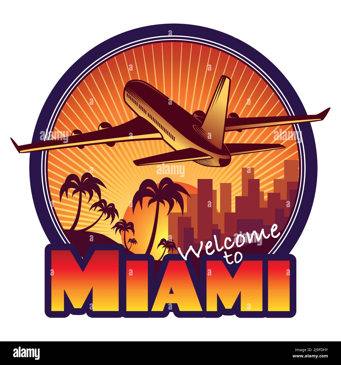 Miami cruise Stock Vector Images - Alamy