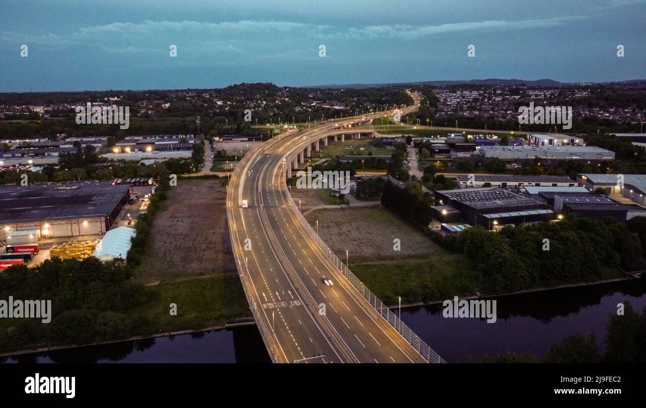 Gateway Bridge , Runcorn , Widnes 2022 Stock Photo - Alamy