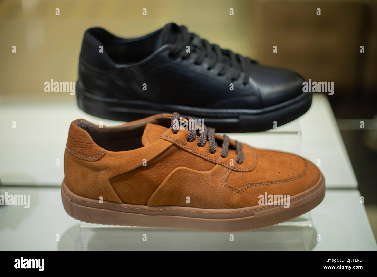 Shoes shop counter hi-res stock photography and images - Alamy