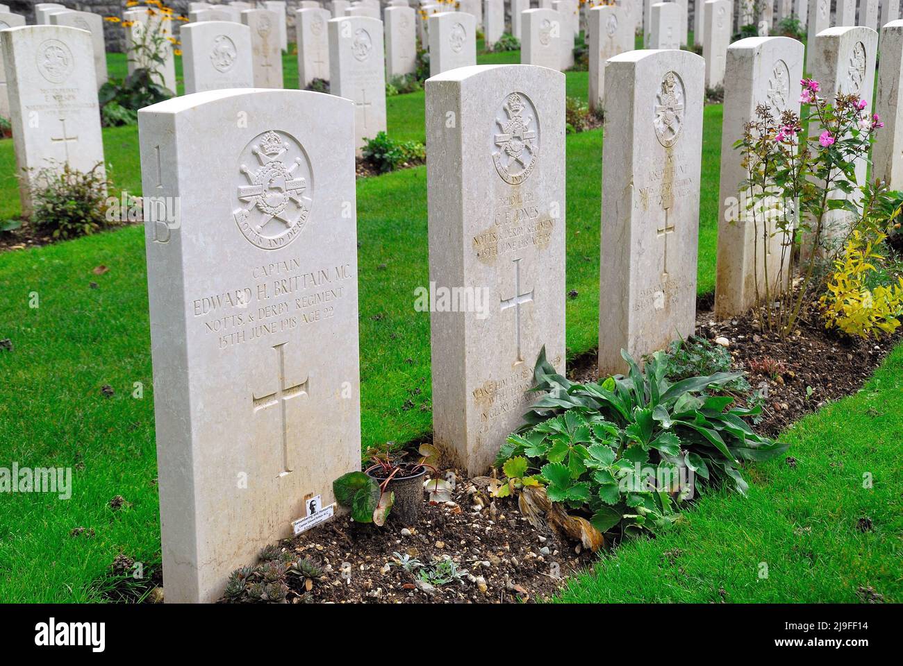 Granezza british war cemetery hi-res stock photography and images - Alamy