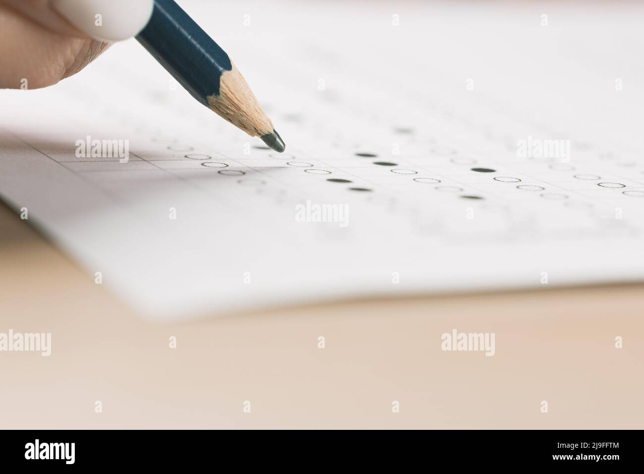 Students hands to take exams, writing an exam room with a pencil ...