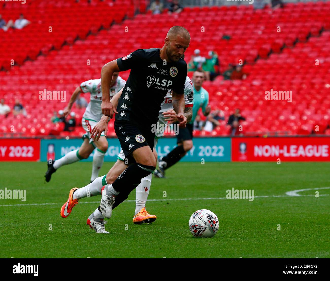 LONDON, ENGLAND - MAY 22: Luke Coulson of Bromley during The Buildbase ...
