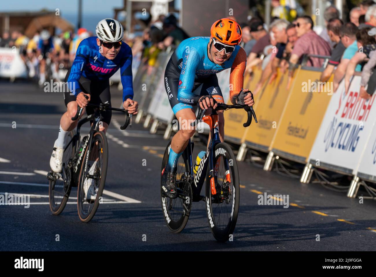 Charlie Tanfield of Ribble, Sam Culverwell of Trinity racing in the ...