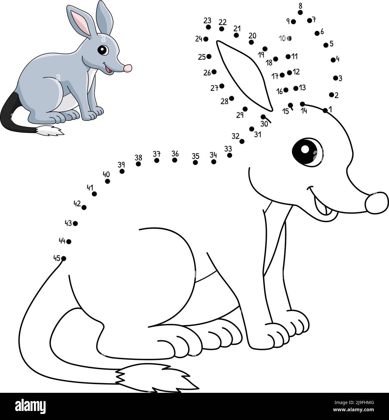 Join the dot animal Stock Vector Images - Alamy