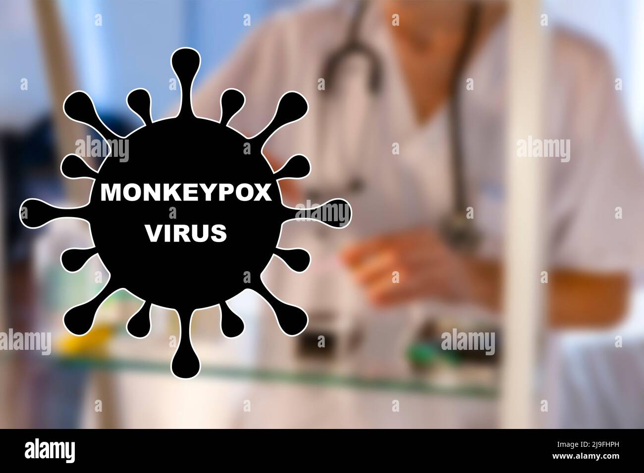 Mpox. Clade 1b. Monkeypox. Monkeypox blisters on arm. Virus, epidemic ...