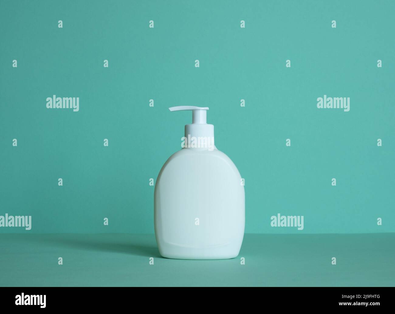 Bottle for cosmetic products without a label. Body care concept Stock ...