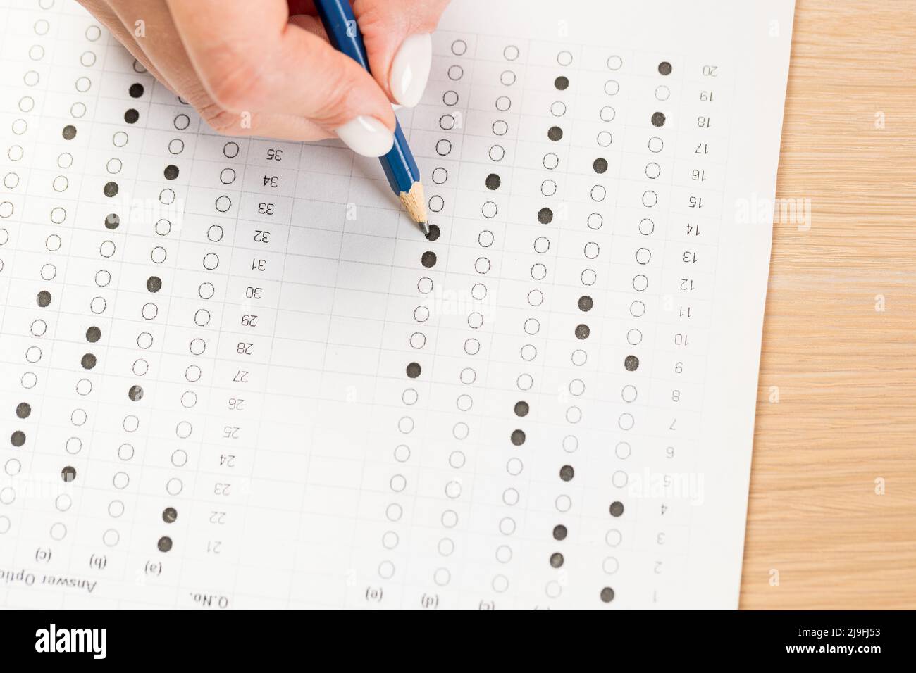 Students hands to take exams, writing an exam room with a pencil ...