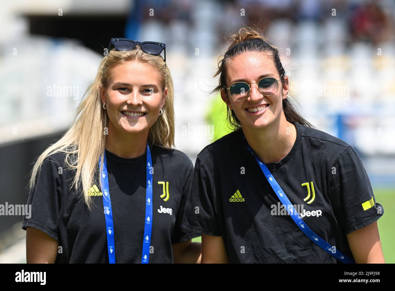 Ferrara, Italy. 22nd May, 2022. Martina Lenzini and Amanda Nilden ...
