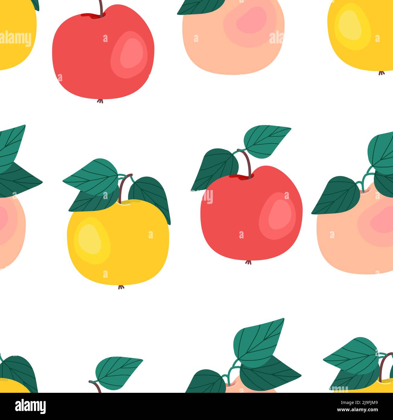Apples pattern hi-res stock photography and images - Alamy