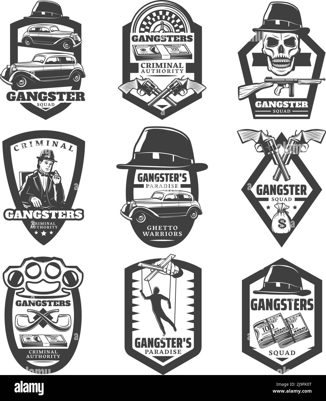 Puppet gang Stock Vector Images - Alamy