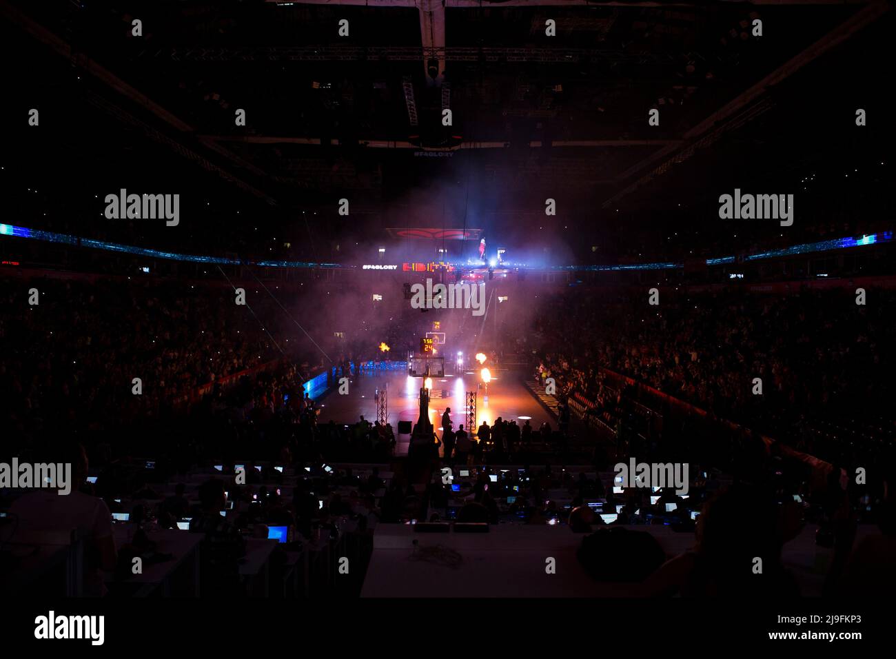 Belgrade, Serbia, 19th May 2022. The general view of the Stark Arena ...