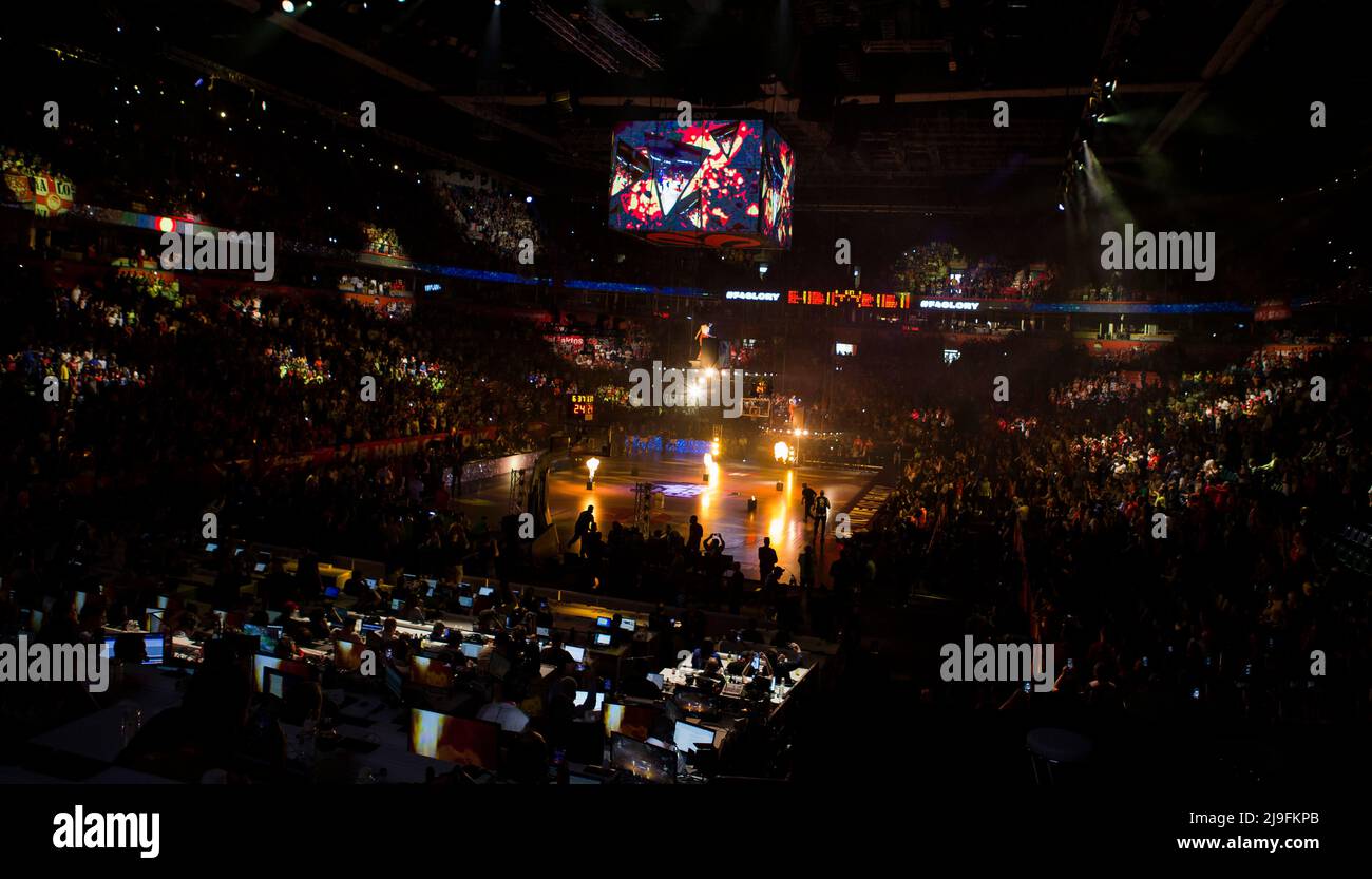 Belgrade, Serbia, 19th May 2022. The general view of the Stark Arena ...