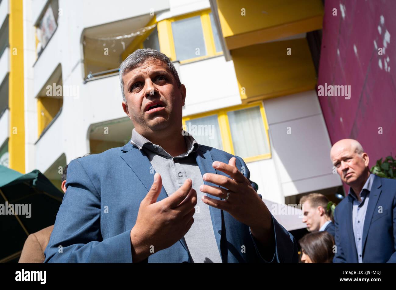Berlin, Germany. 23rd May, 2022. Raed Saleh (SPD), parliamentary party ...
