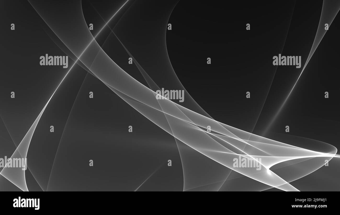 Background abstract 8K monochrome, black, white, gray ray, spiral ...