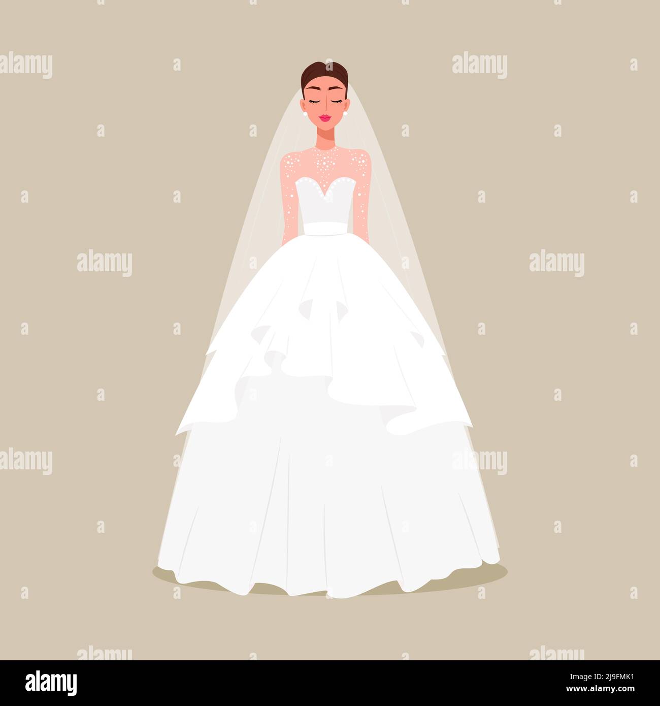 Bridesmaid Dress Cartoon