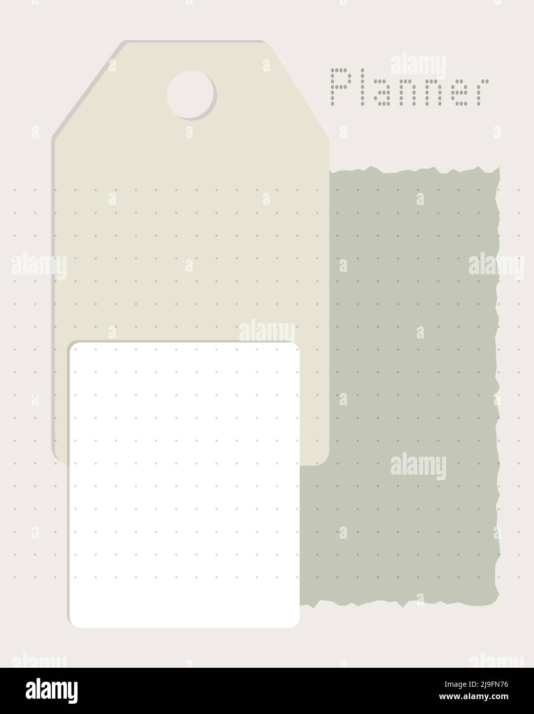 Planner template universal for notes reminders plans ideas schedule ...