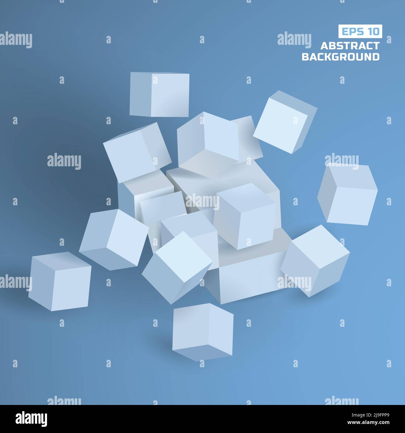 Background 3d cubes squares template Stock Vector Images - Alamy