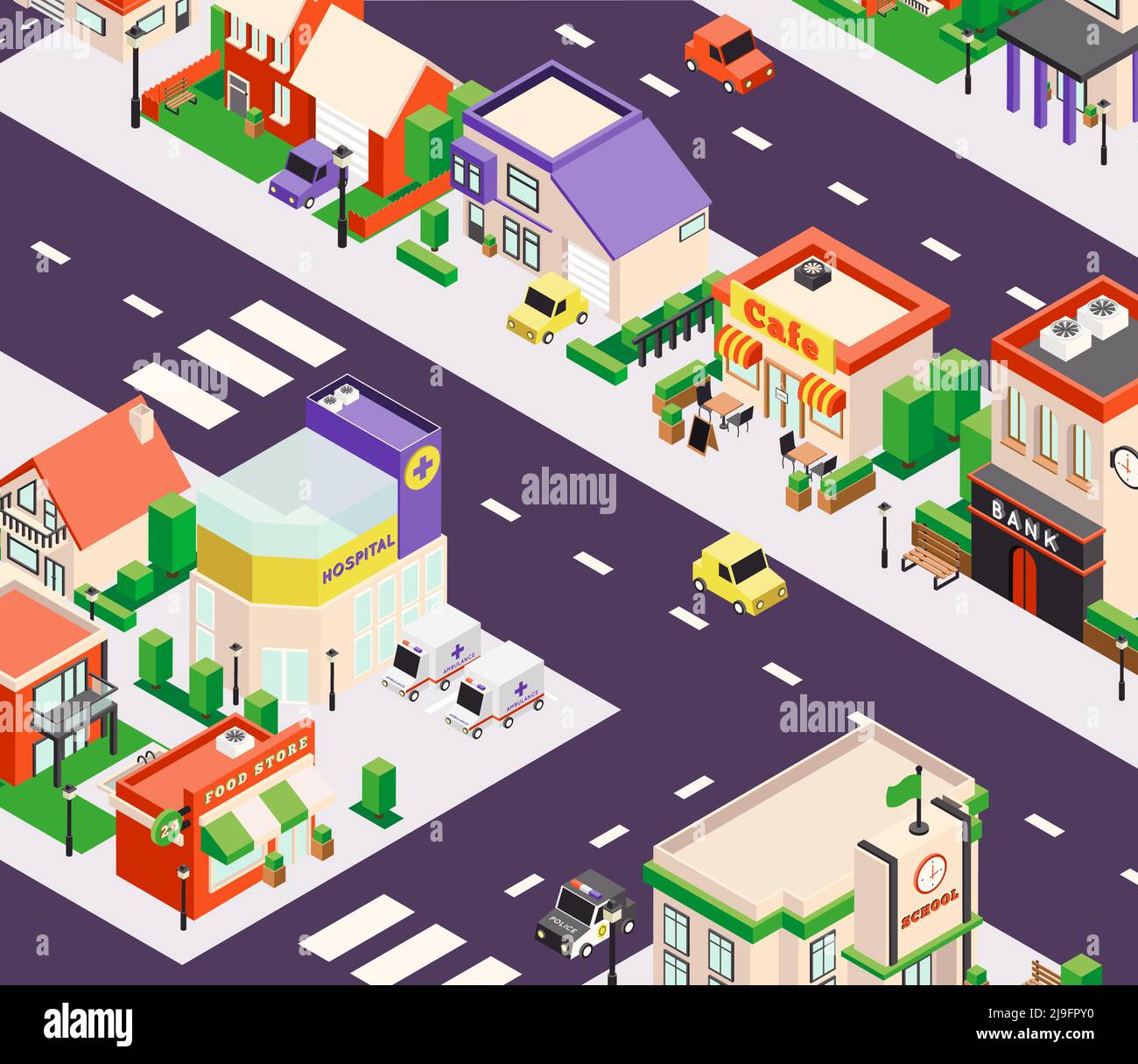 Residential area bird Stock Vector Images - Alamy