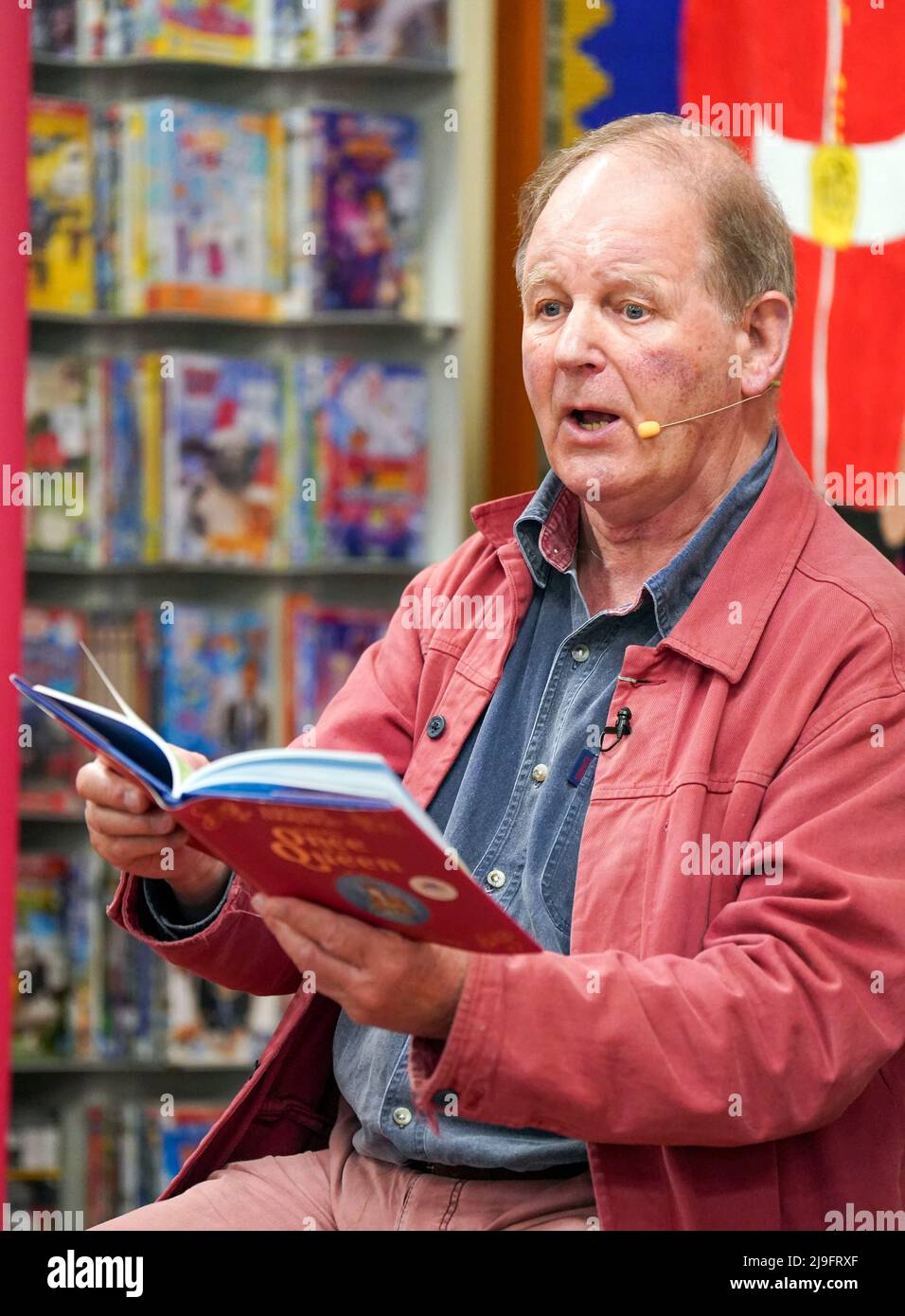 Children's author Michael Morpurgo gives a reading from his new book ...