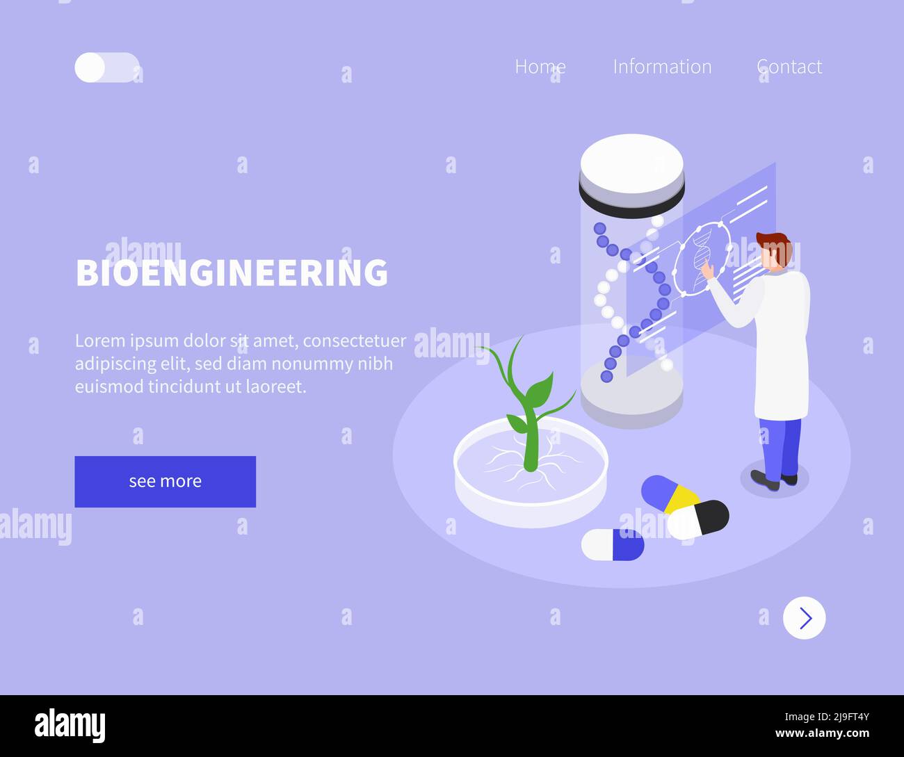 Gmo isometric background with clickable links buttons editable text and ... Gmo isometric background with clickable links buttons editable text and ...