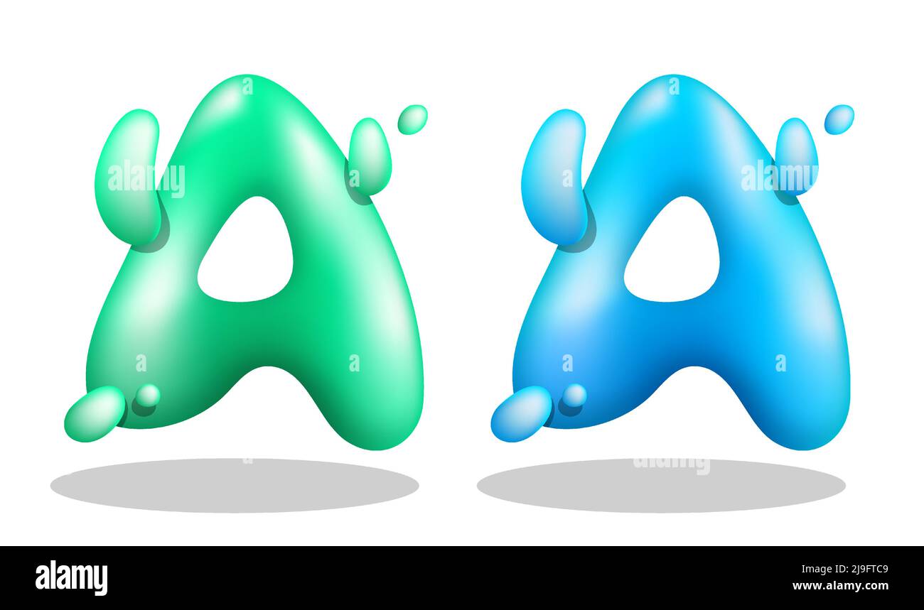 Cool 3d Bubble Letters A Z