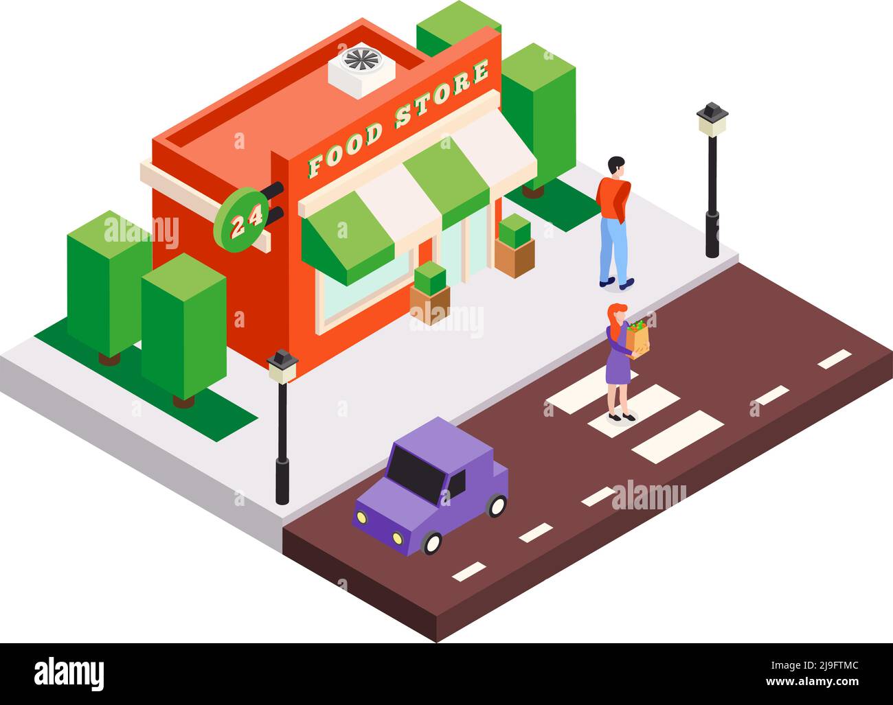 Miniature composition Stock Vector Images - Alamy