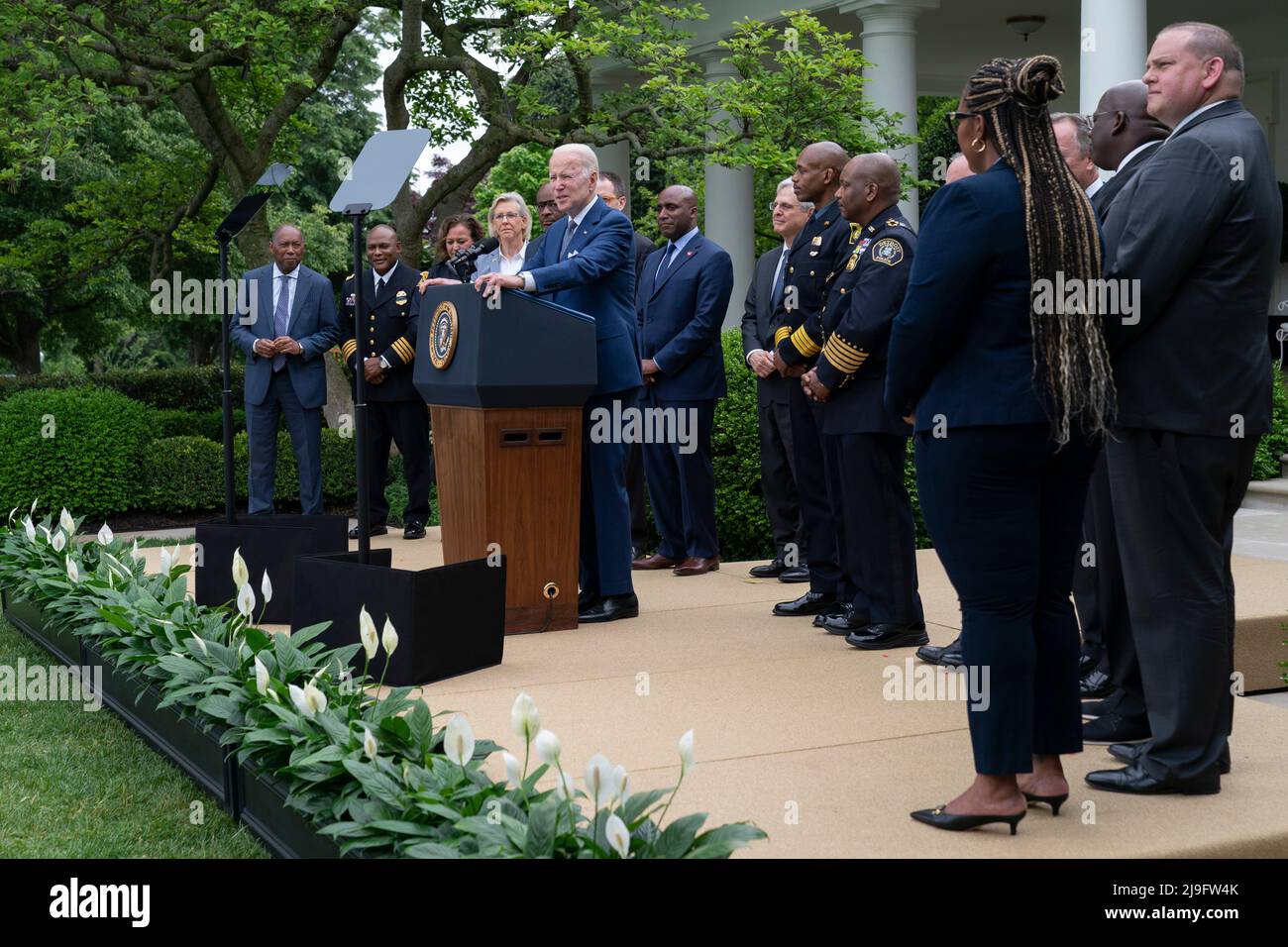 United States President Joe Biden makes remarks highlighting state and ...