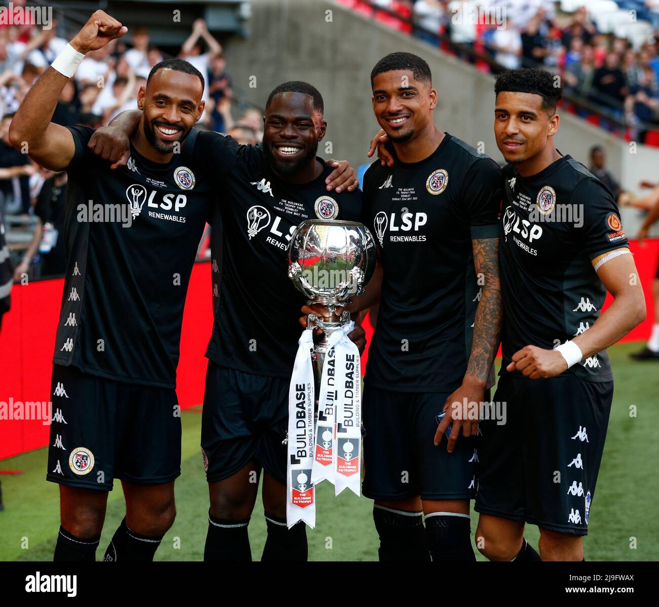 LONDON, ENGLAND - MAY 22: Corey Whitley, James Alabi after FA Trophy ...