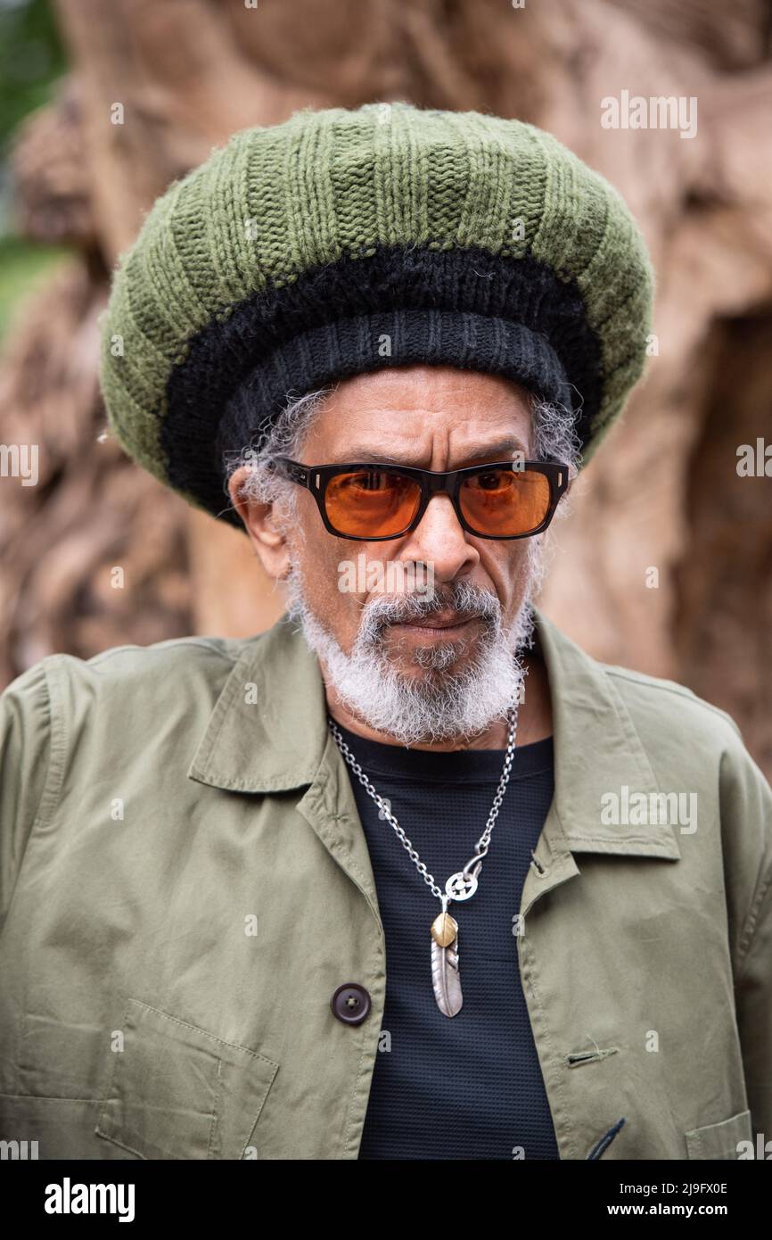 London, UK. 23 May 2022. Don Letts during the RHS Chelsea Flower Show ...
