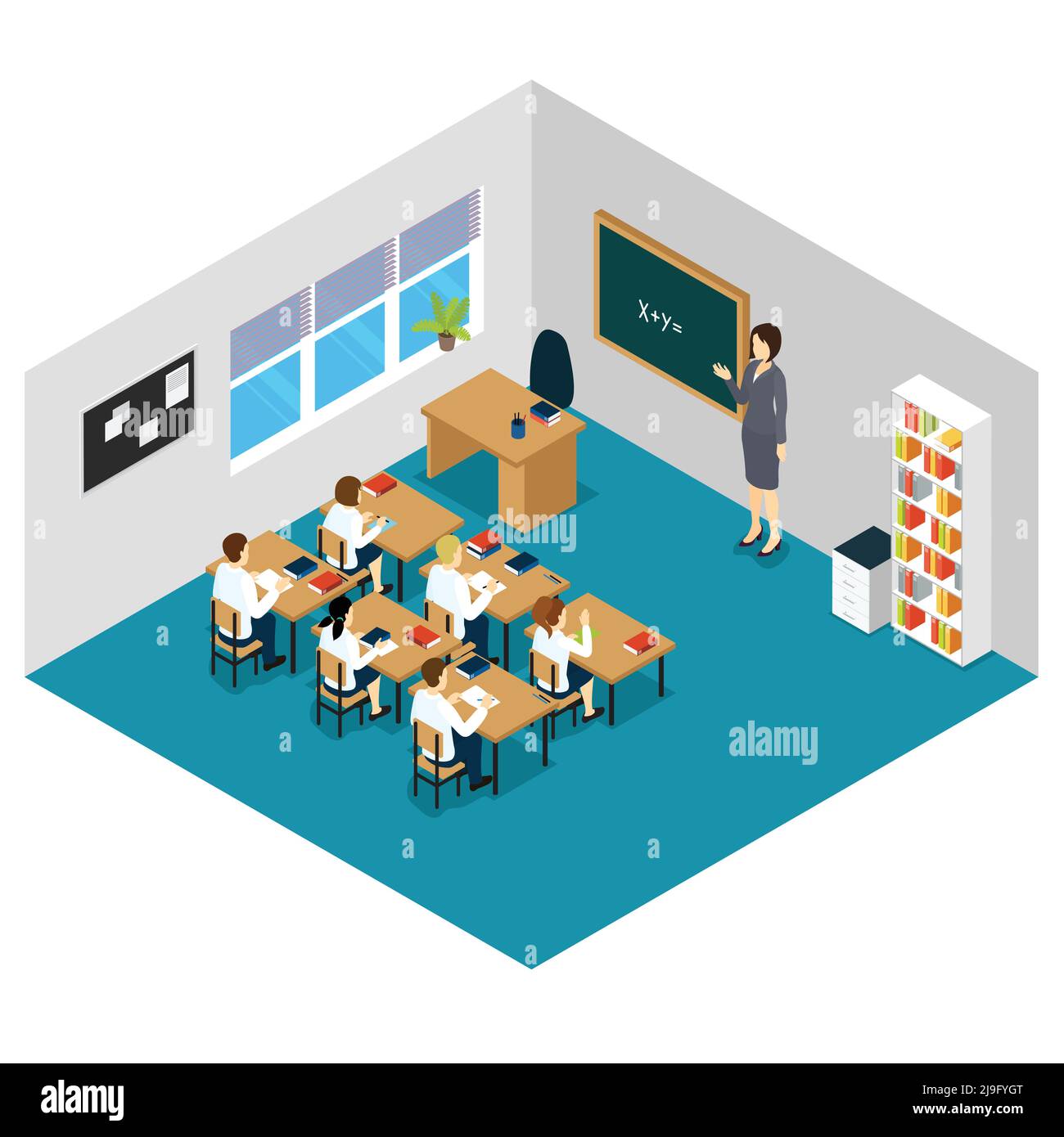 Children in design class Cut Out Stock Images & Pictures - Alamy