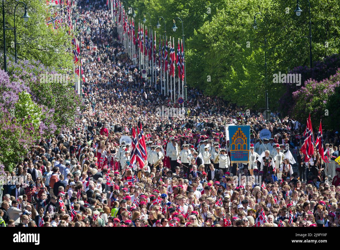 Oslo, Norway. 17th, May 2022. Norwegians in all ages and dressed up in ...