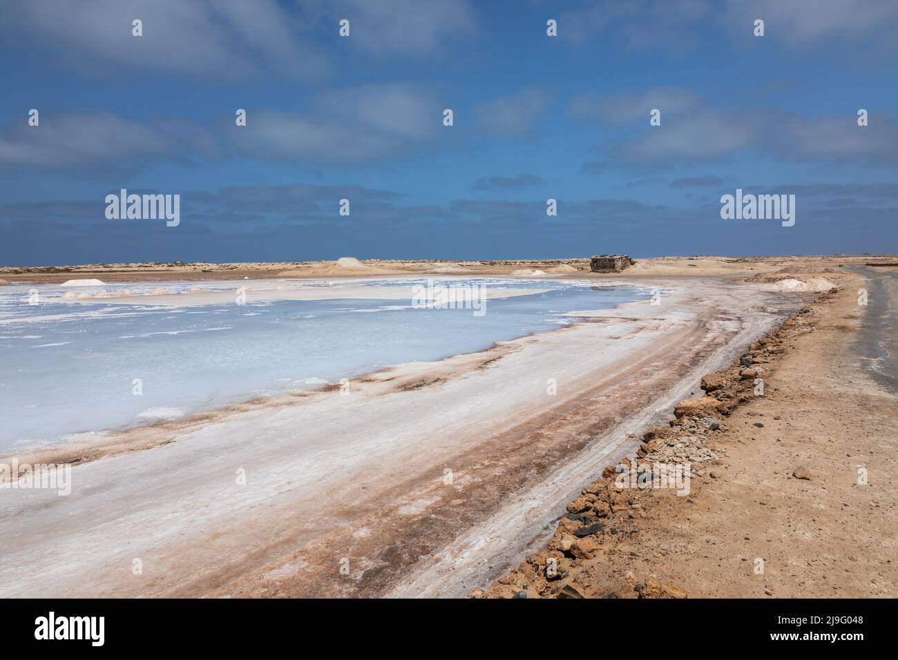 Salt ponds of Santa Maria /Salinas de Santa Maria. A protected ...