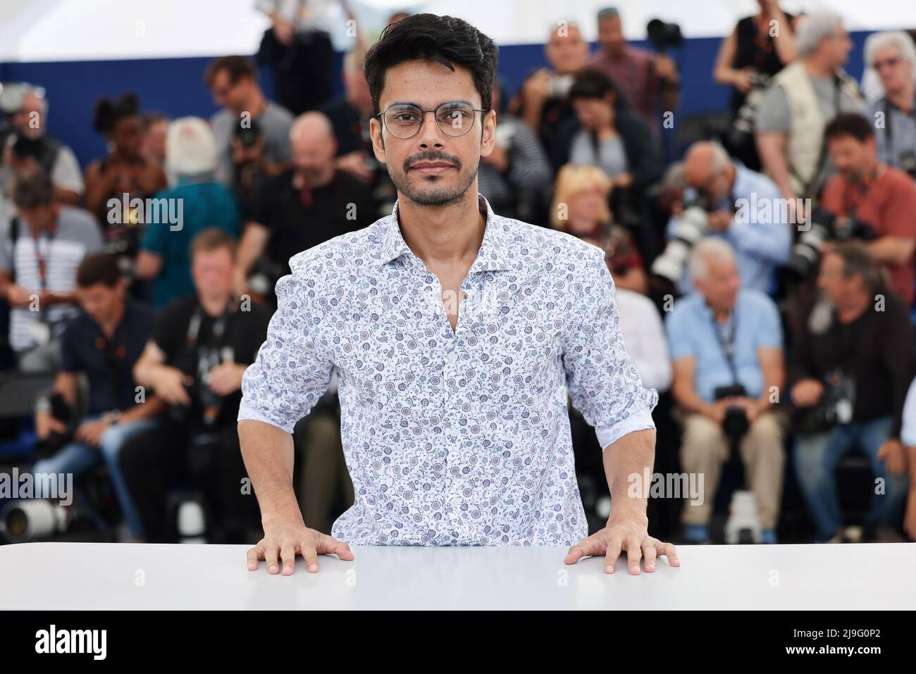 Cannes, France. 23rd May, 2022. Director Shaunak Sen attends the ...